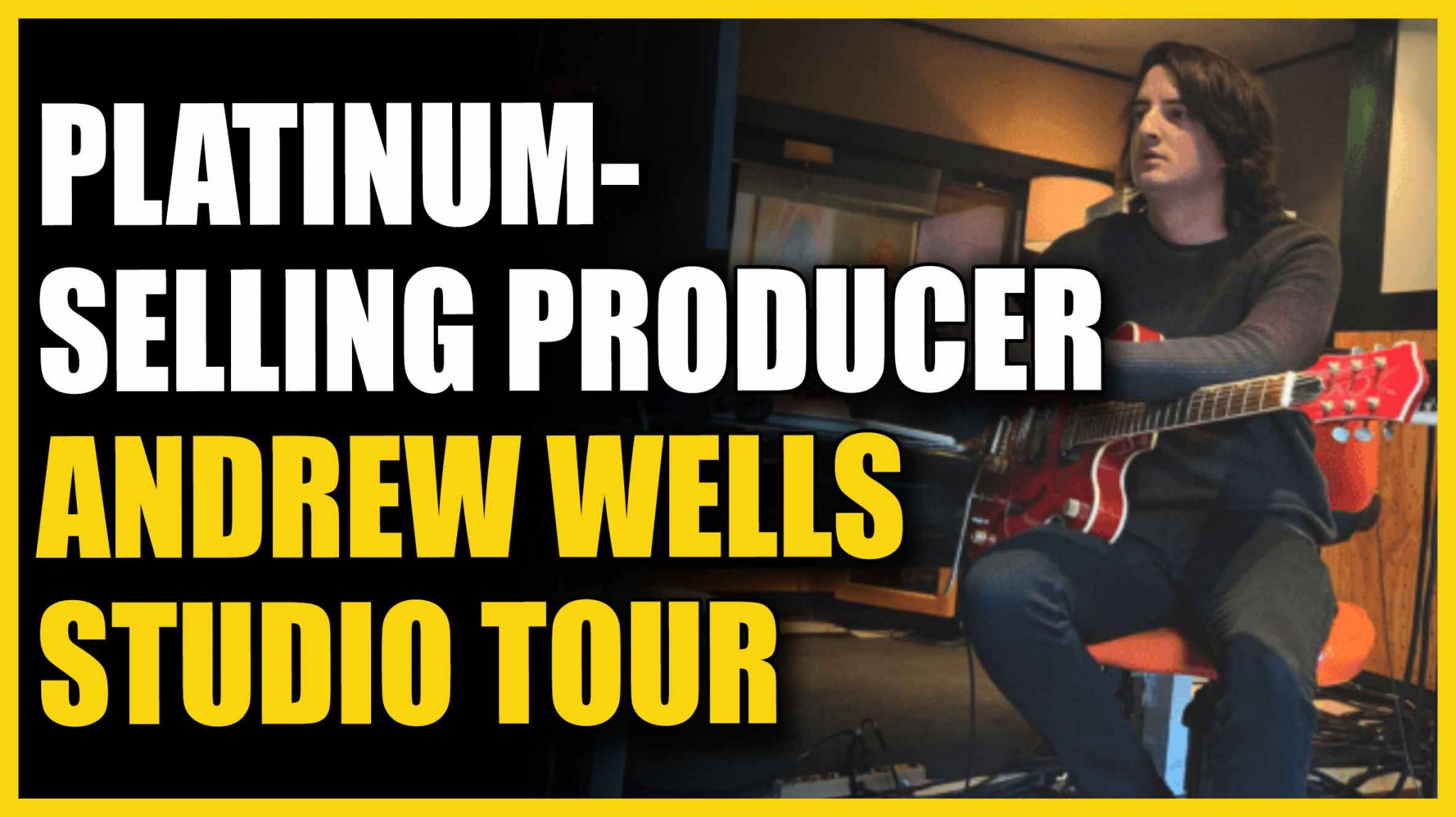 STUDIO TOUR with Platinum-Selling Producer Andrew Wells (Halsey, Celine ...