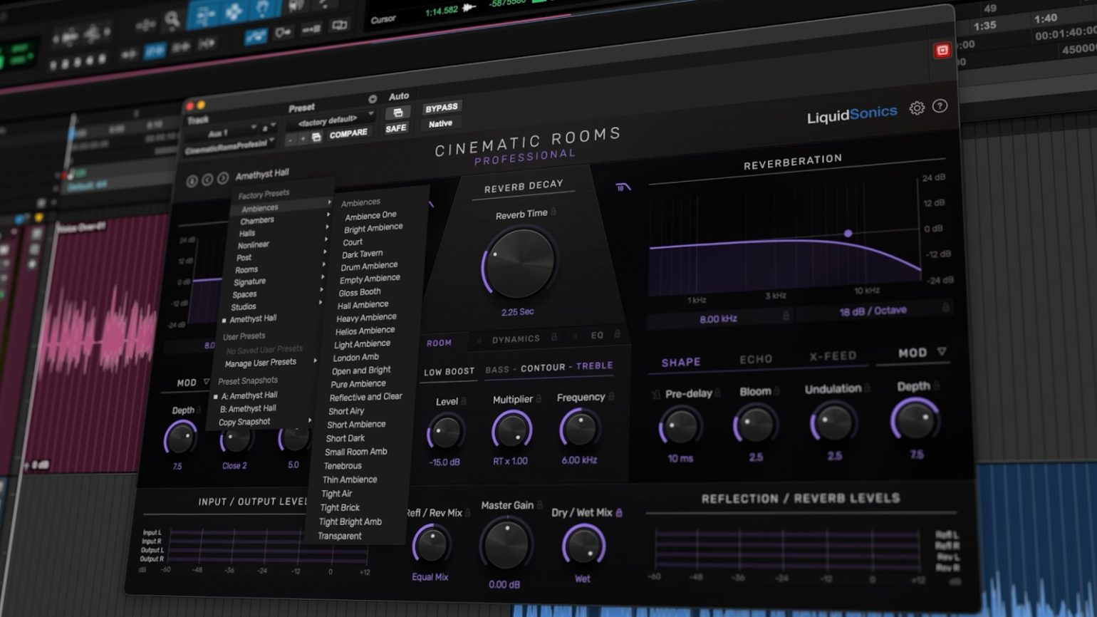 LiquidSonics Cinematic Rooms: A Deep Dive into Reverb Choices - Produce ...